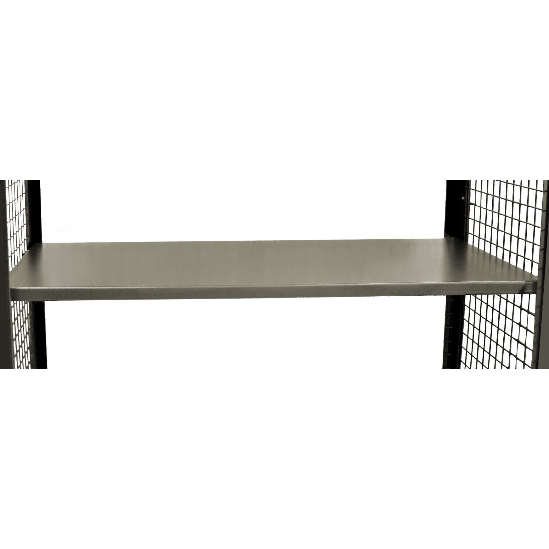 2-Sided Stock Picking Cage Cart, (2) Shelves, Gray - Valley Craft