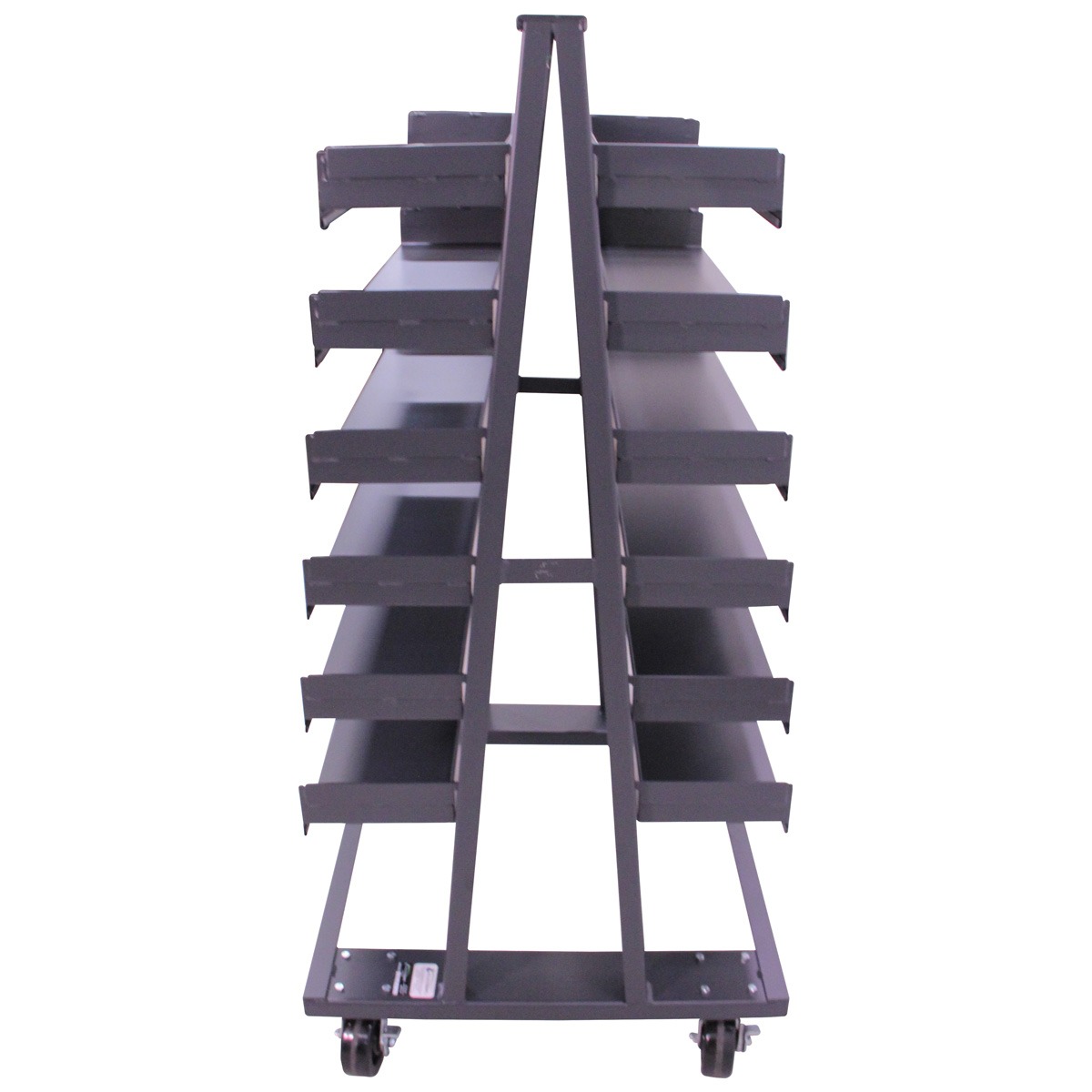 Double-sided Heavy Duty A-Frame Cart, (12) Trays - Valley Craft