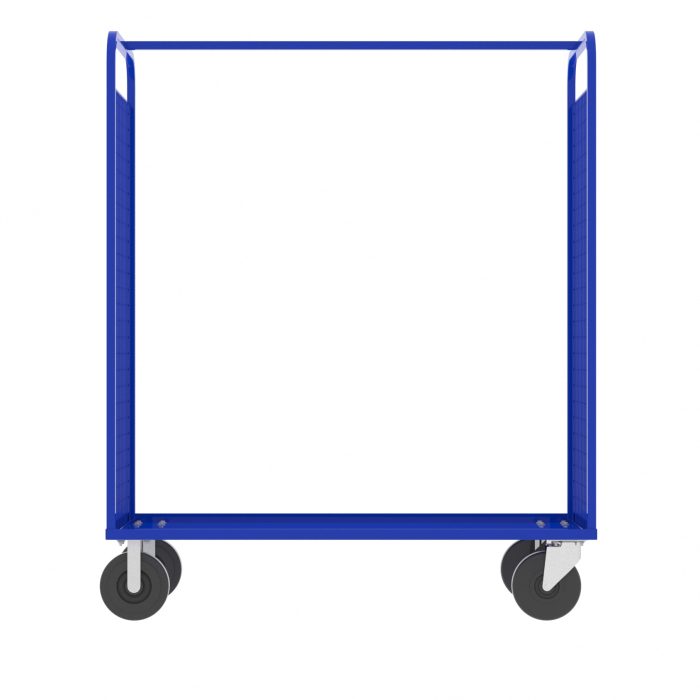 2-Sided Stock Picking Cage Cart, Blue - Valley Craft