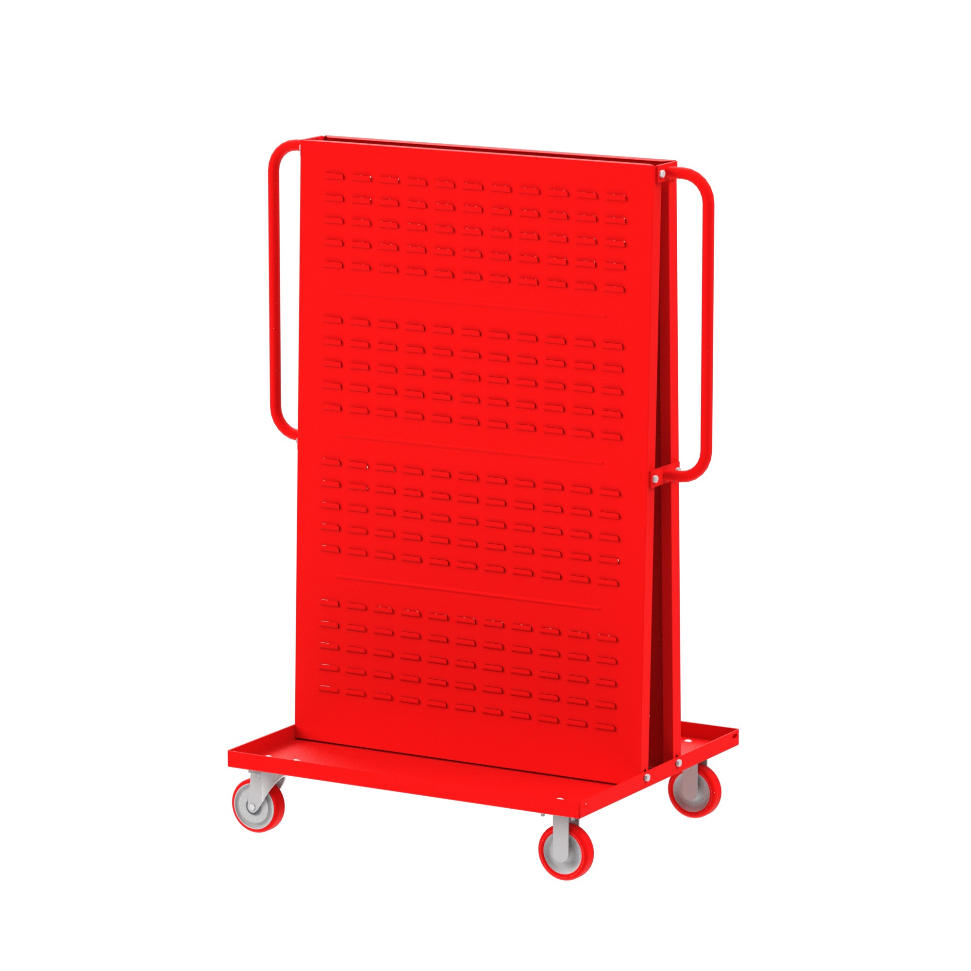 36" A-Frame Bin & Tool Cart, Red - Valley Craft
