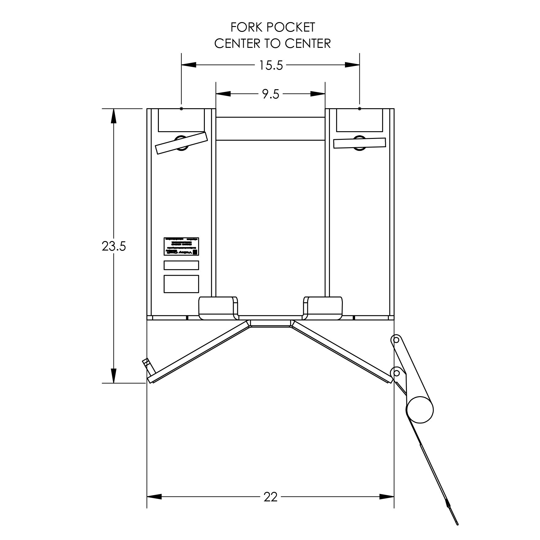Universal Drum Grabber Forklift Attachment, Strap - Valley Craft