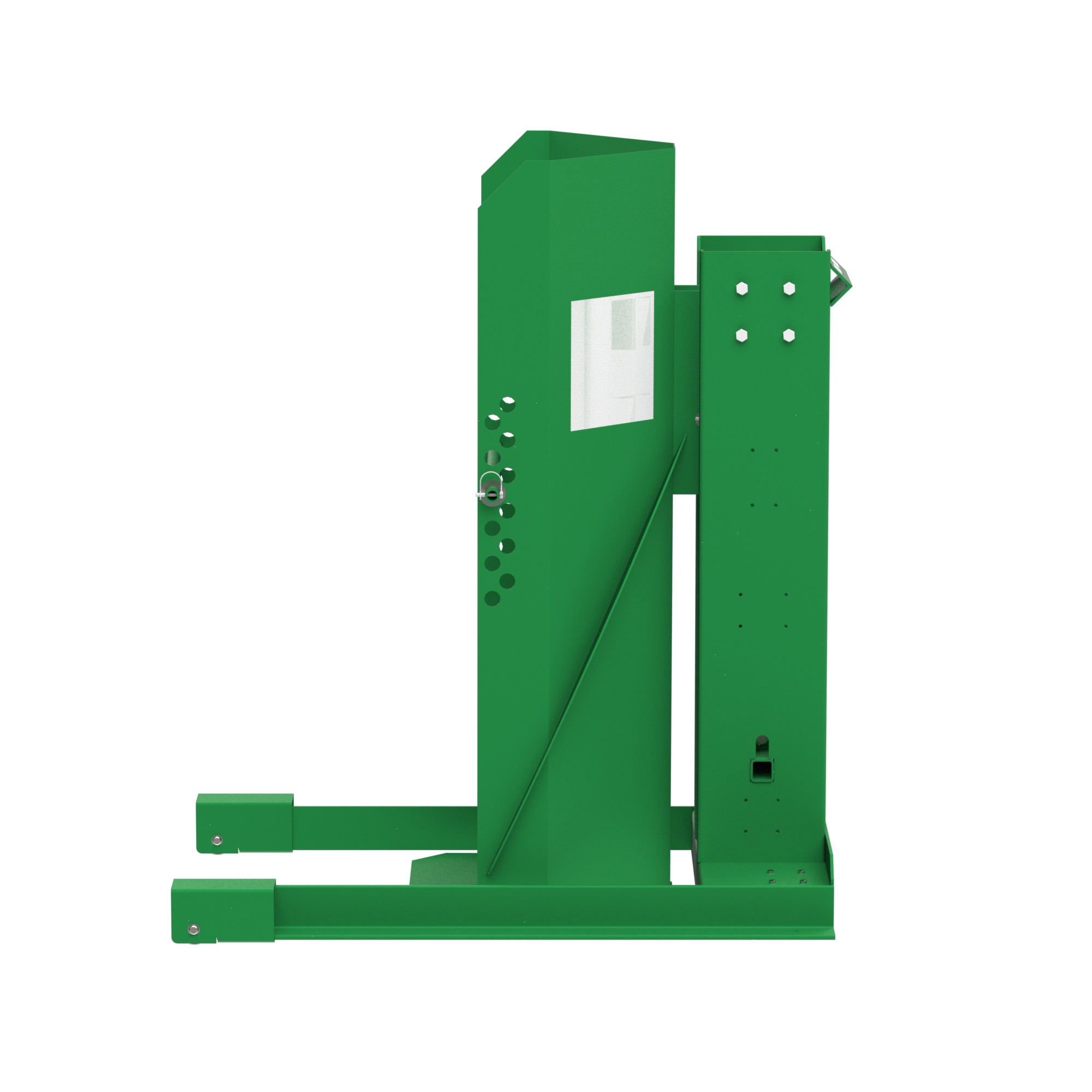 48" Drum Dumper, Portable - Valley Craft