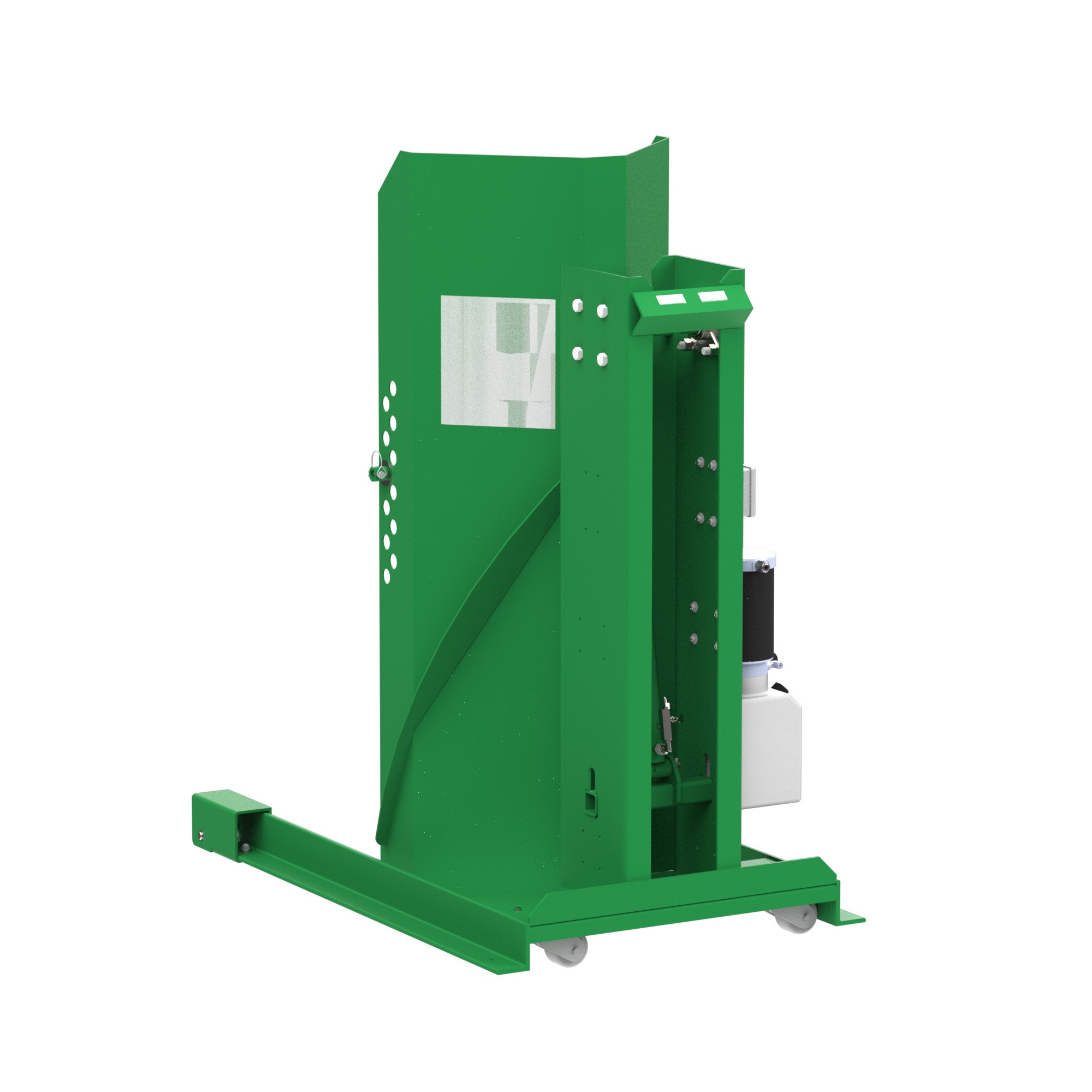 36" Drum Dumper, Portable - Valley Craft