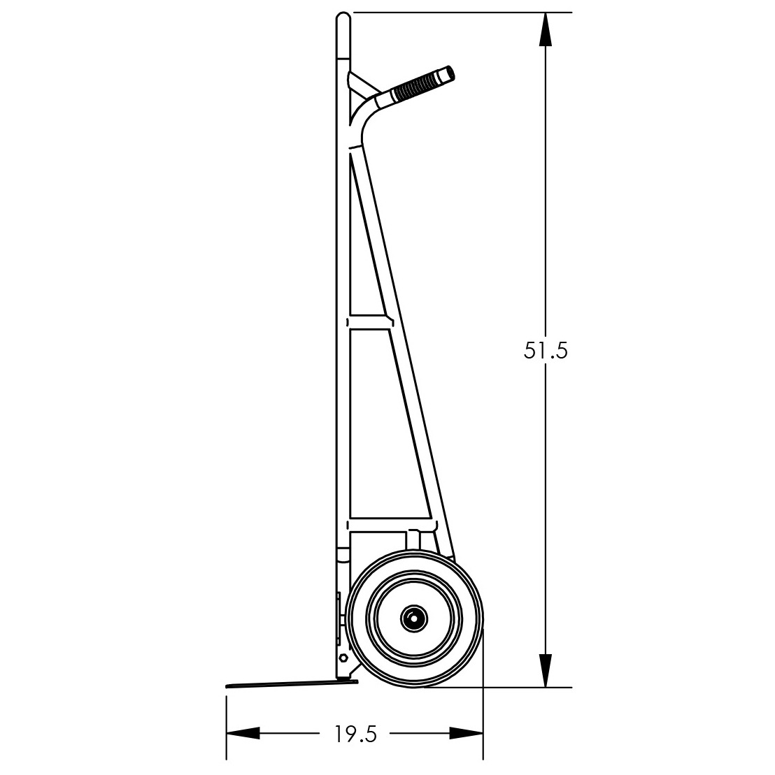 2-Wheel Commercial Hand Truck - Valley Craft