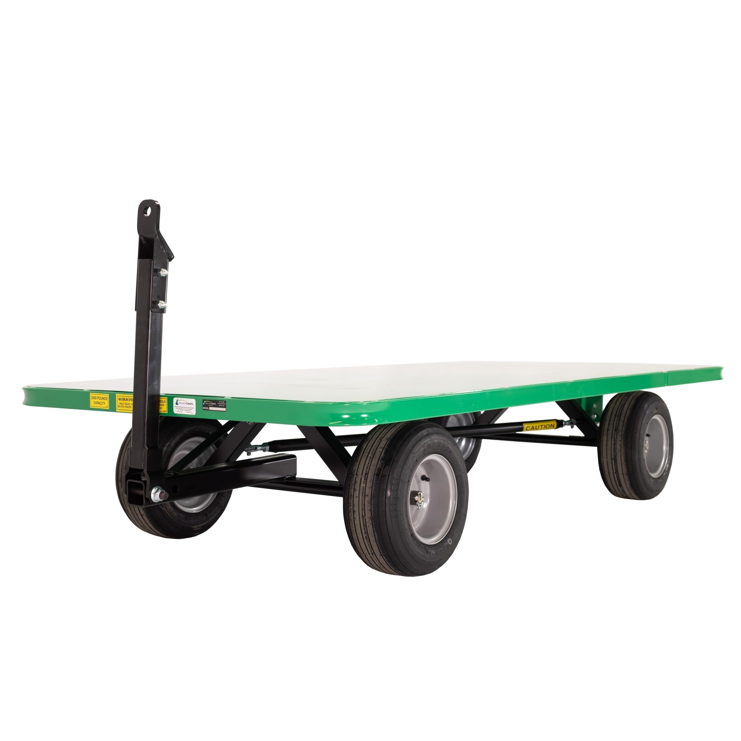 Quad-Steer Trailer, 96x48", 6000 lb. Capacity - Valley Craft