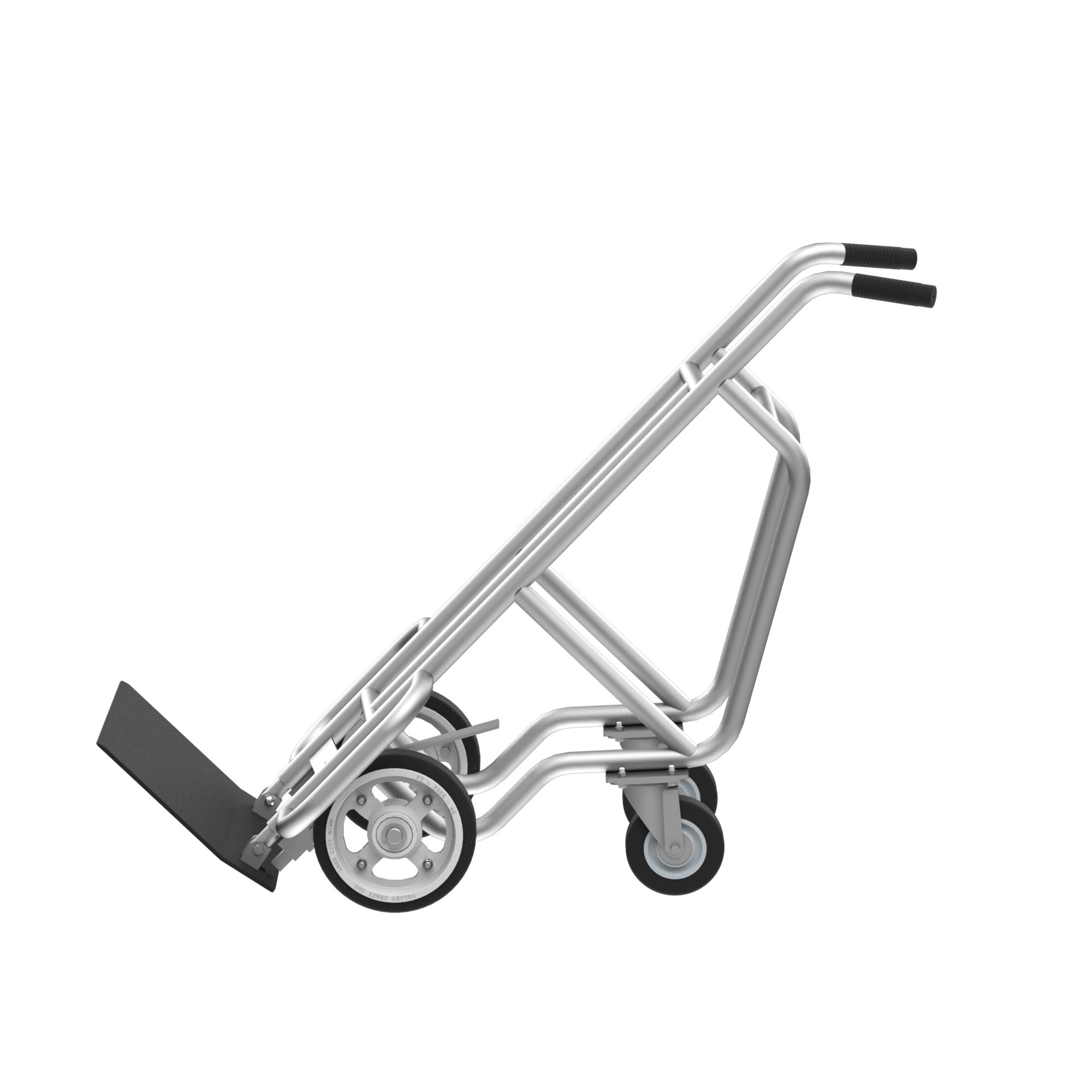 4-Wheel Commercial Hand Truck, Aluminum - Valley Craft