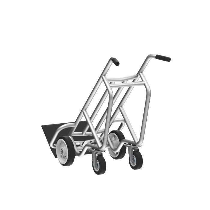 4-Wheel Commercial Hand Truck, Aluminum - Valley Craft