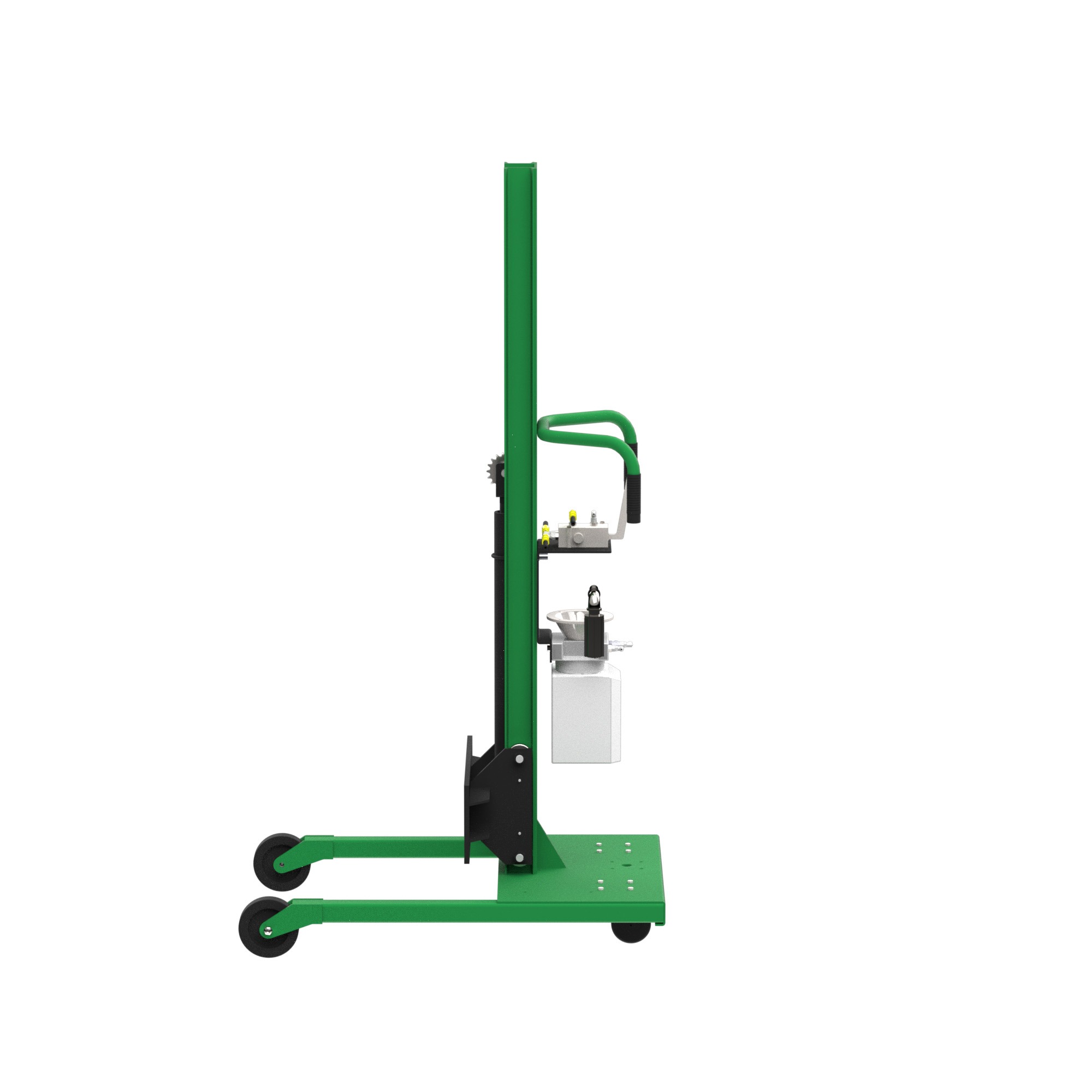 78" Pneumatic Semi-Powered Universal Lift & Stacker, Straddle - Valley ...
