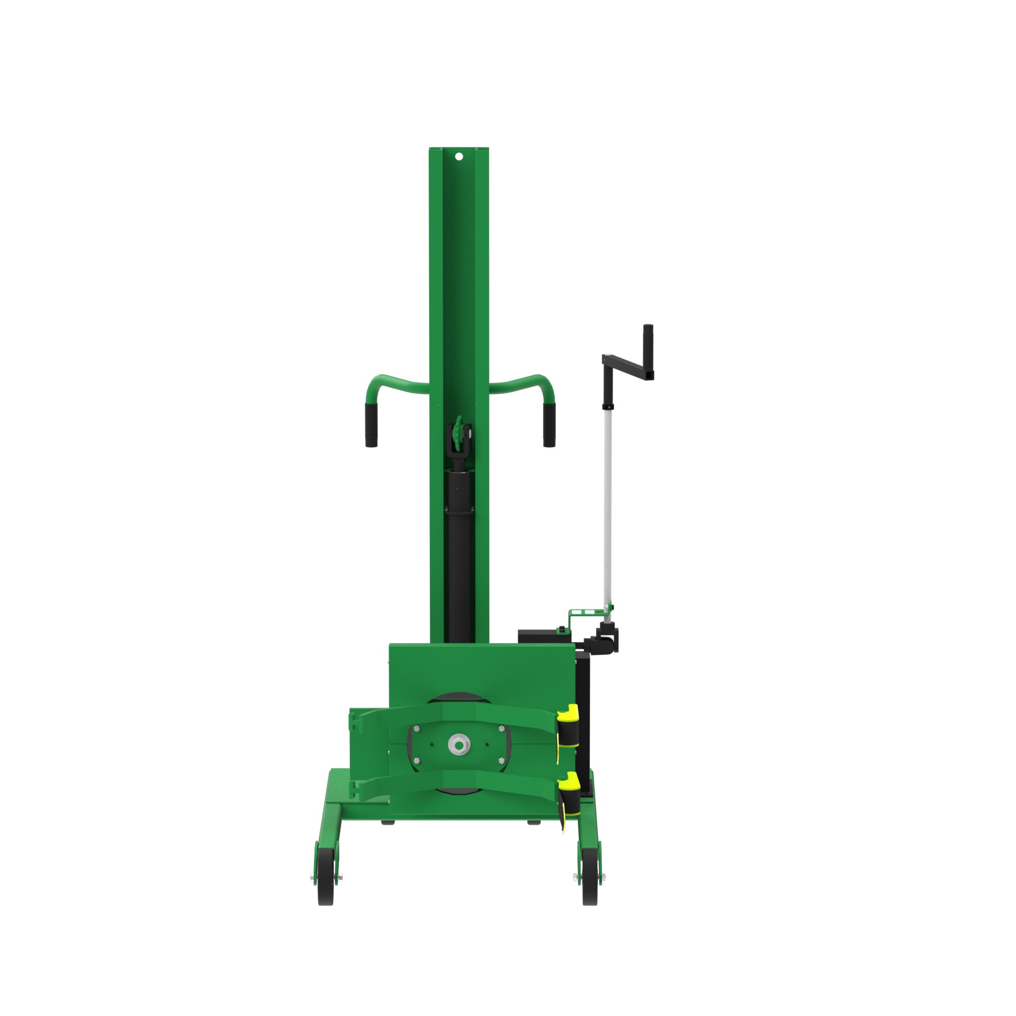 78" Manual Drum Lift & Rotator, Strap, Straddle - Valley Craft