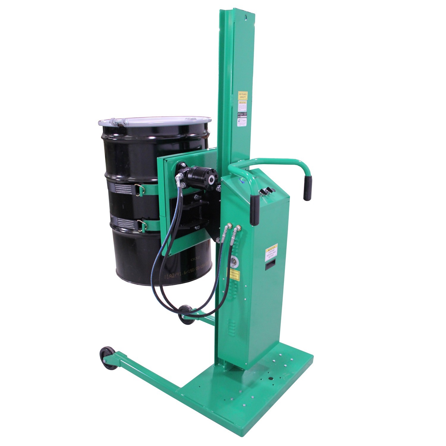 90" Semi-Powered Drum Lift & Rotator, Strap, Straddle - Valley Craft