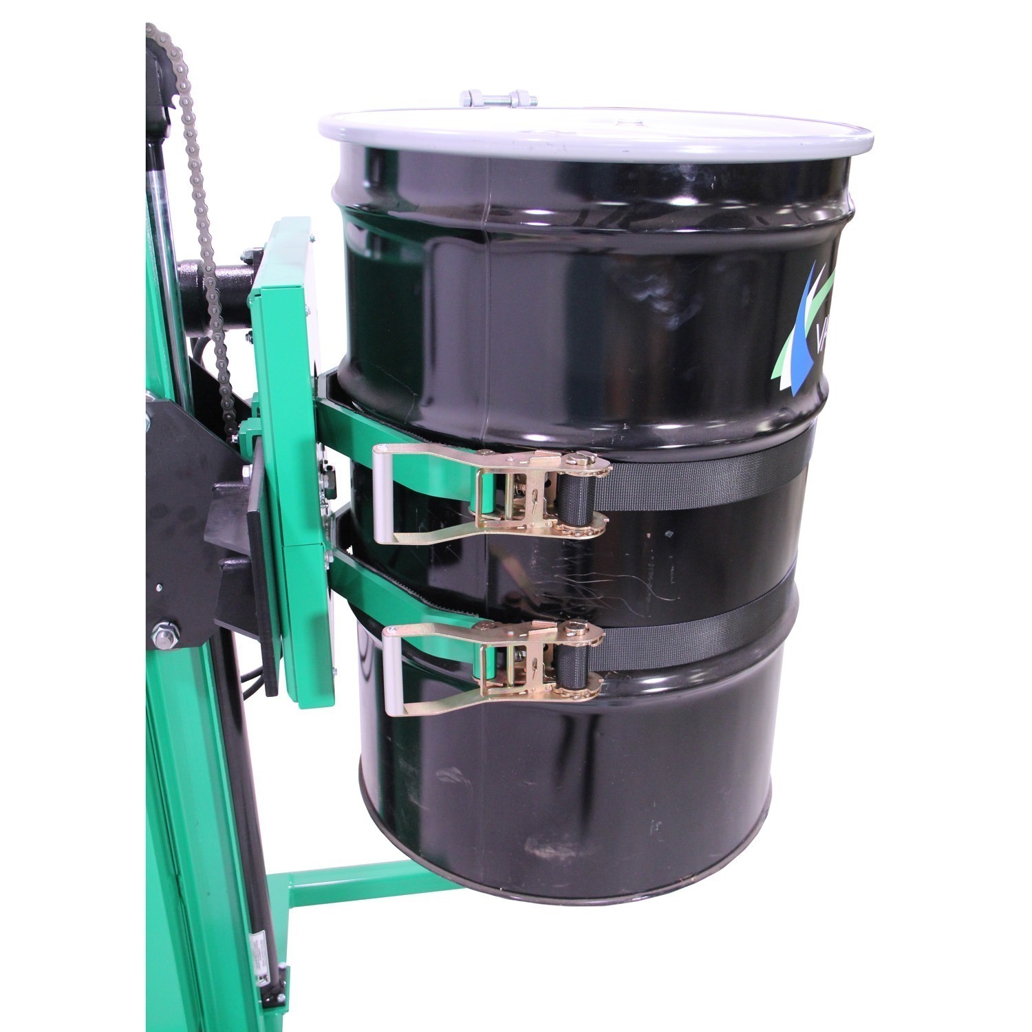 90" Semi-Powered Drum Lift & Rotator, Strap, Straddle - Valley Craft