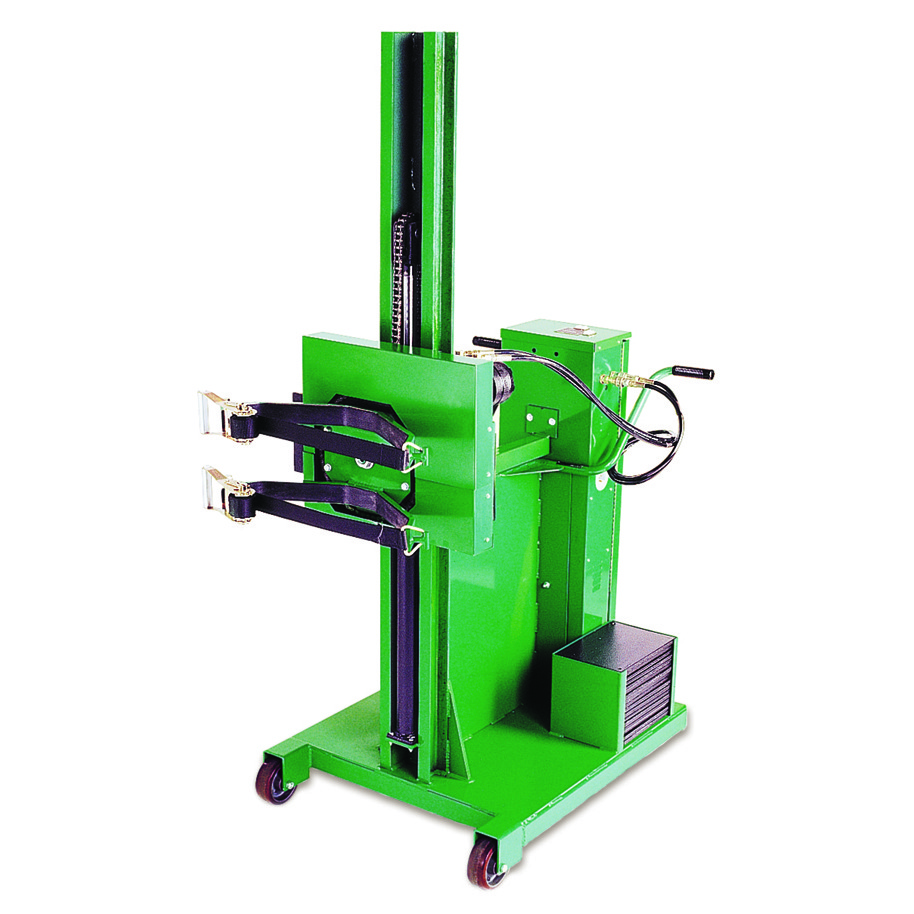 90" Semi-Powered Drum Lift & Rotator, Strap, Counterweighted - Valley Craft