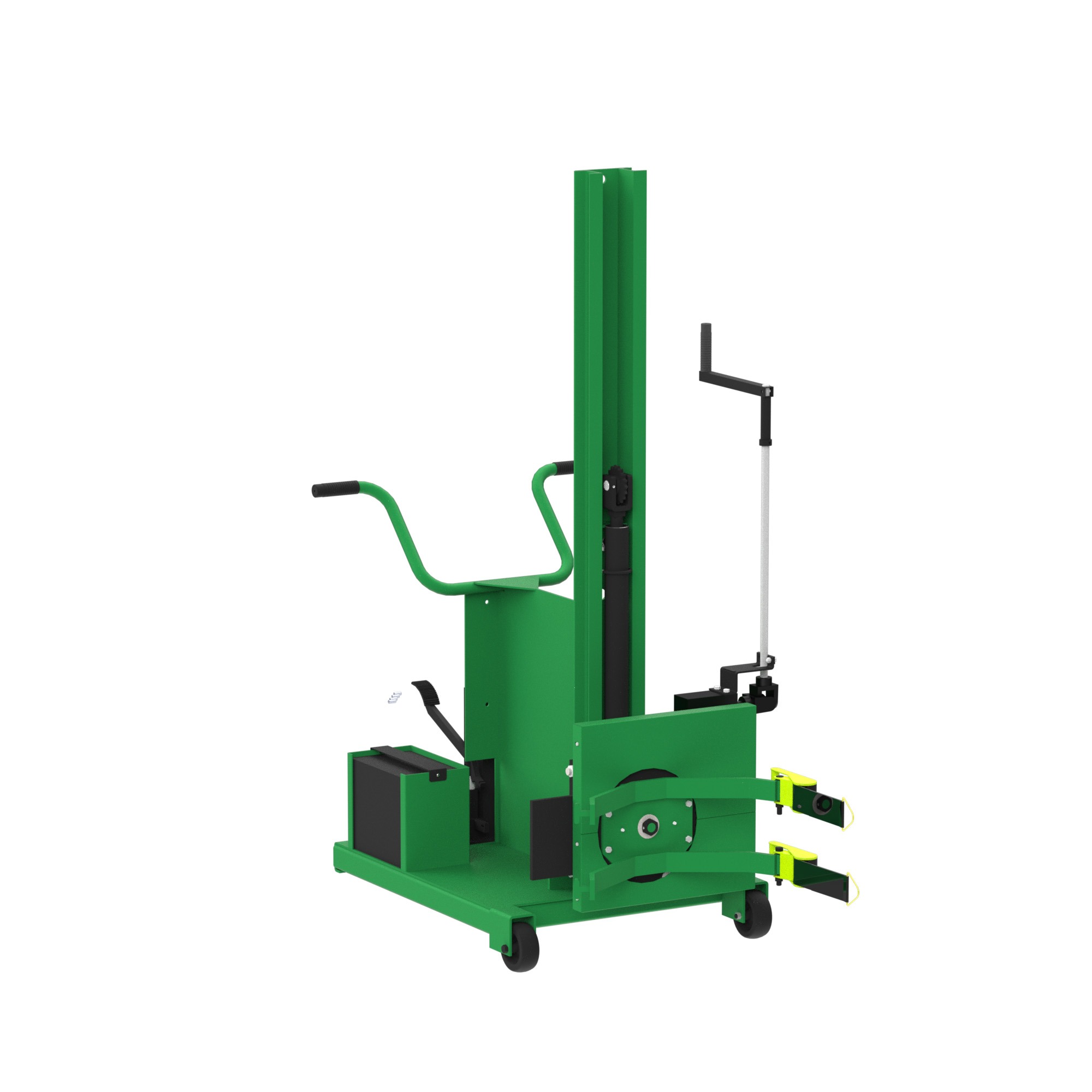 90" Manual Drum Lift & Rotator, Strap, Counterweighted - Valley Craft