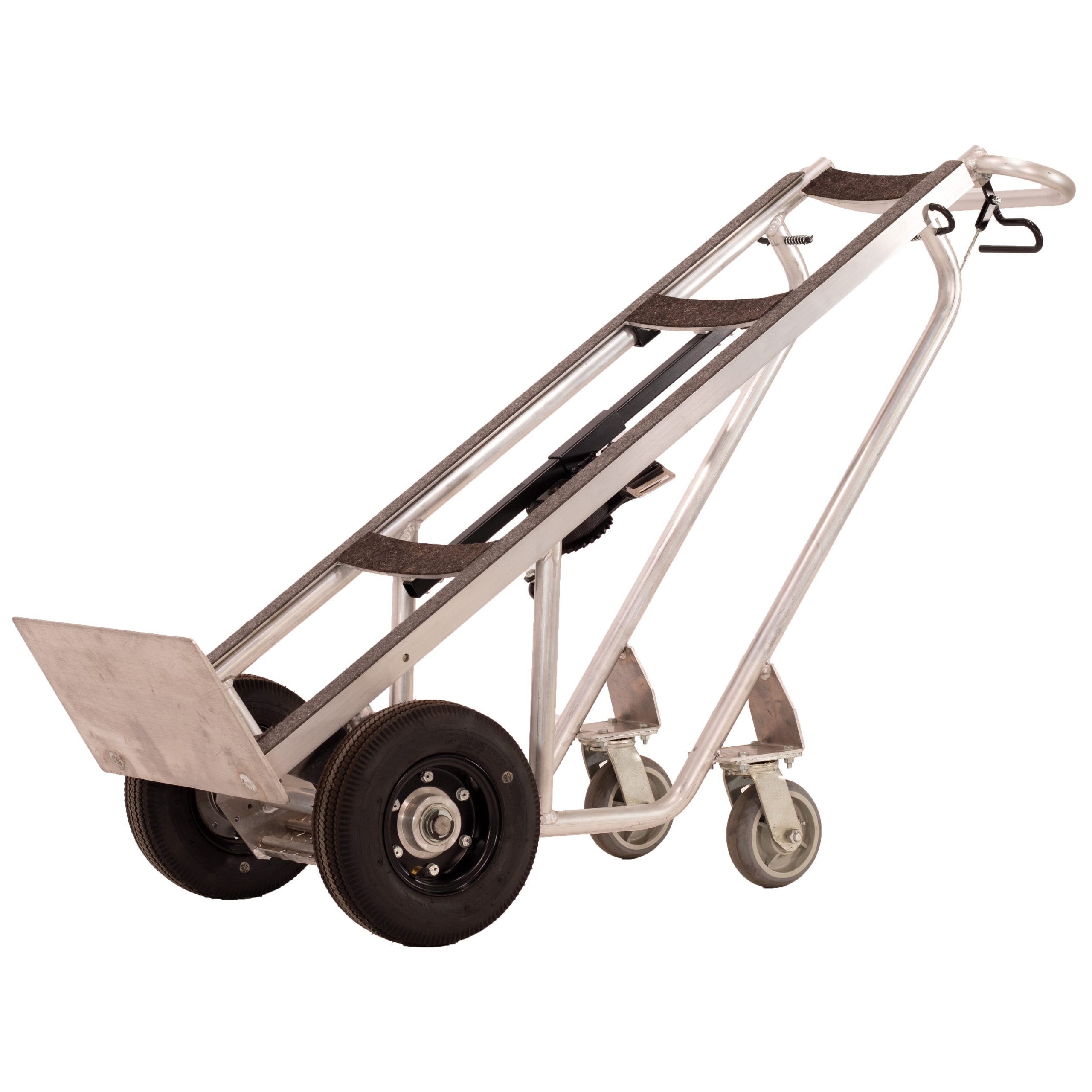 Deluxe 4-Wheel Commercial Hand Truck, Extended Frame - Valley Craft