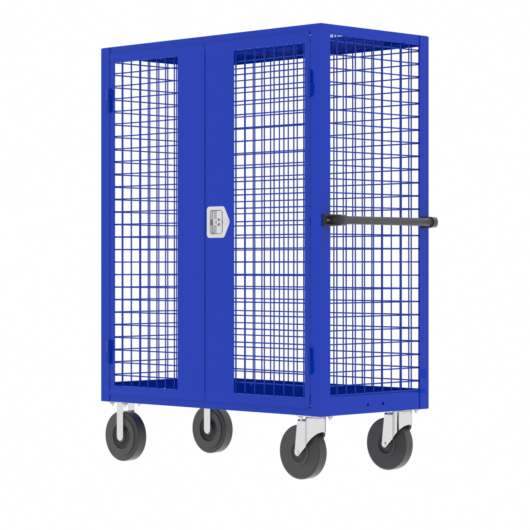 Security Cart, 48x24", Blue - Valley Craft