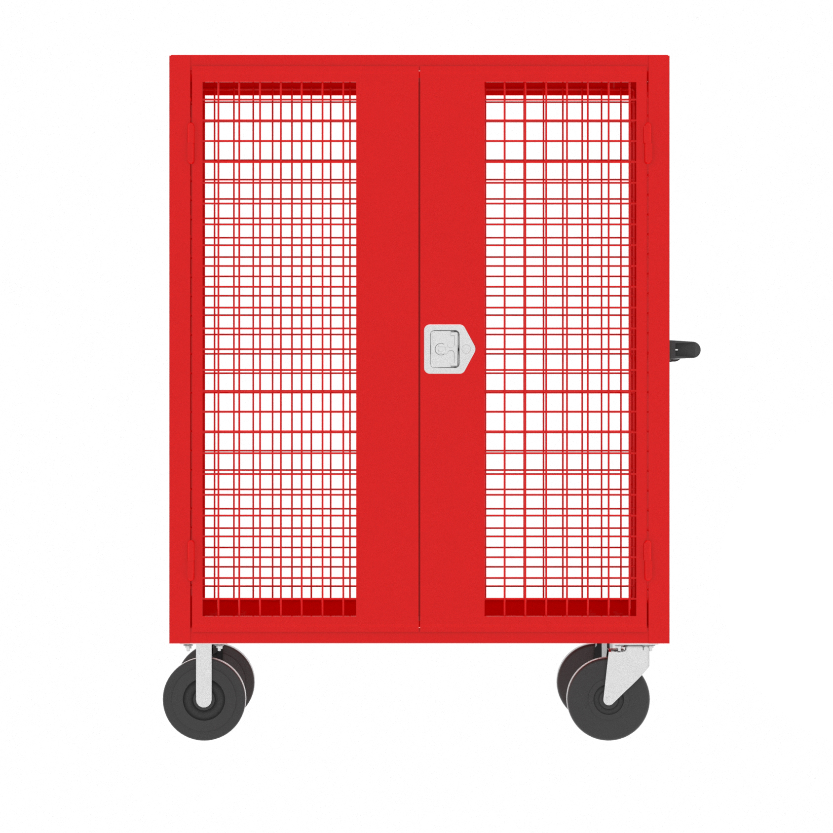 Security Cart, 48x24", Red - Valley Craft