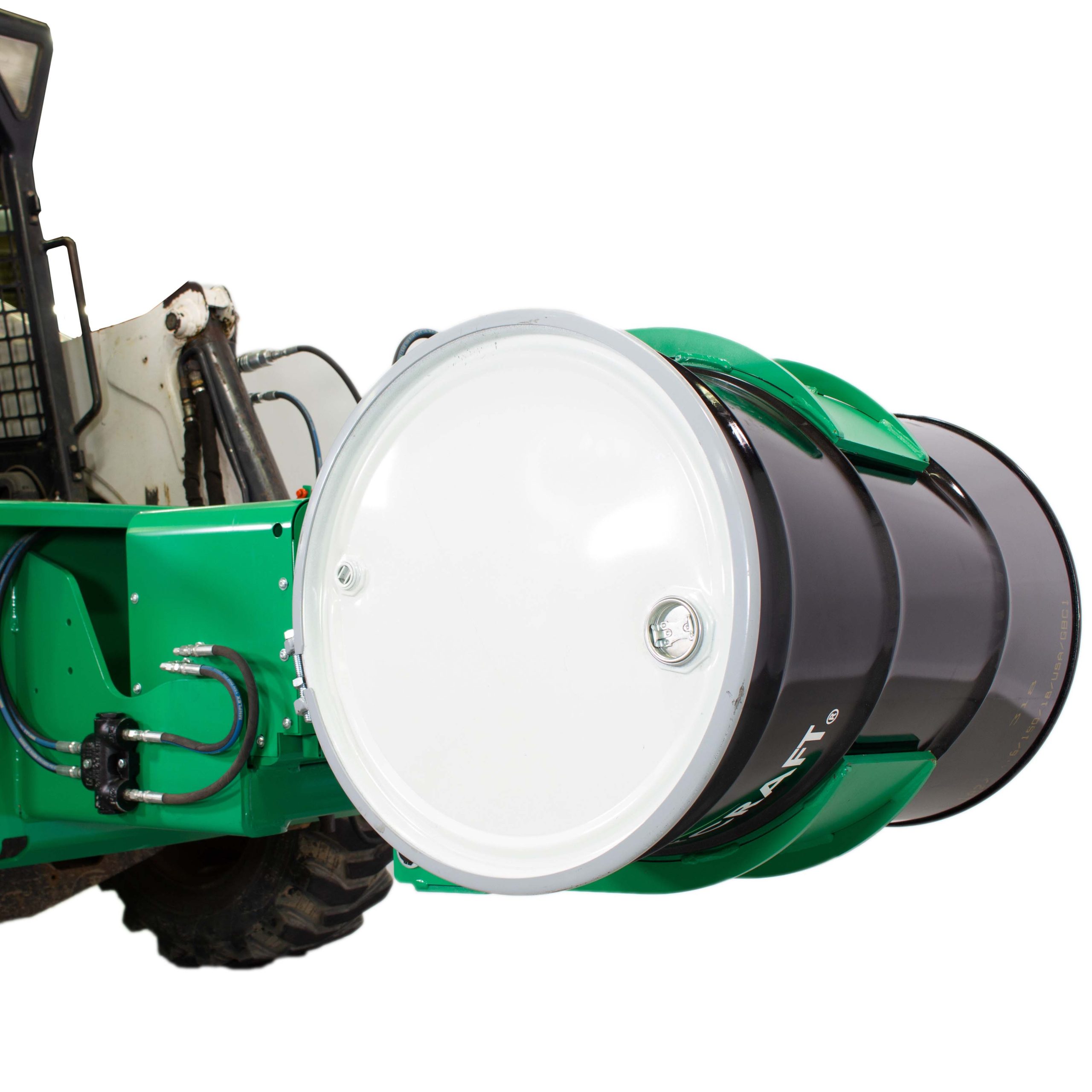 Drum Clamp Attachment | Rotating Powered Skid Steer Attachment - Valley ...