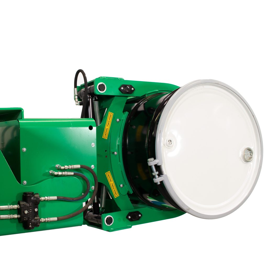 Drum Clamp & Rotate Powered Skid Steer Attachment - Valley Craft