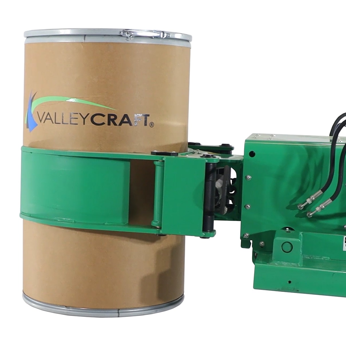 Drum Clamp & Tilt Powered Forklift Attachment, Battery Powered - Valley ...