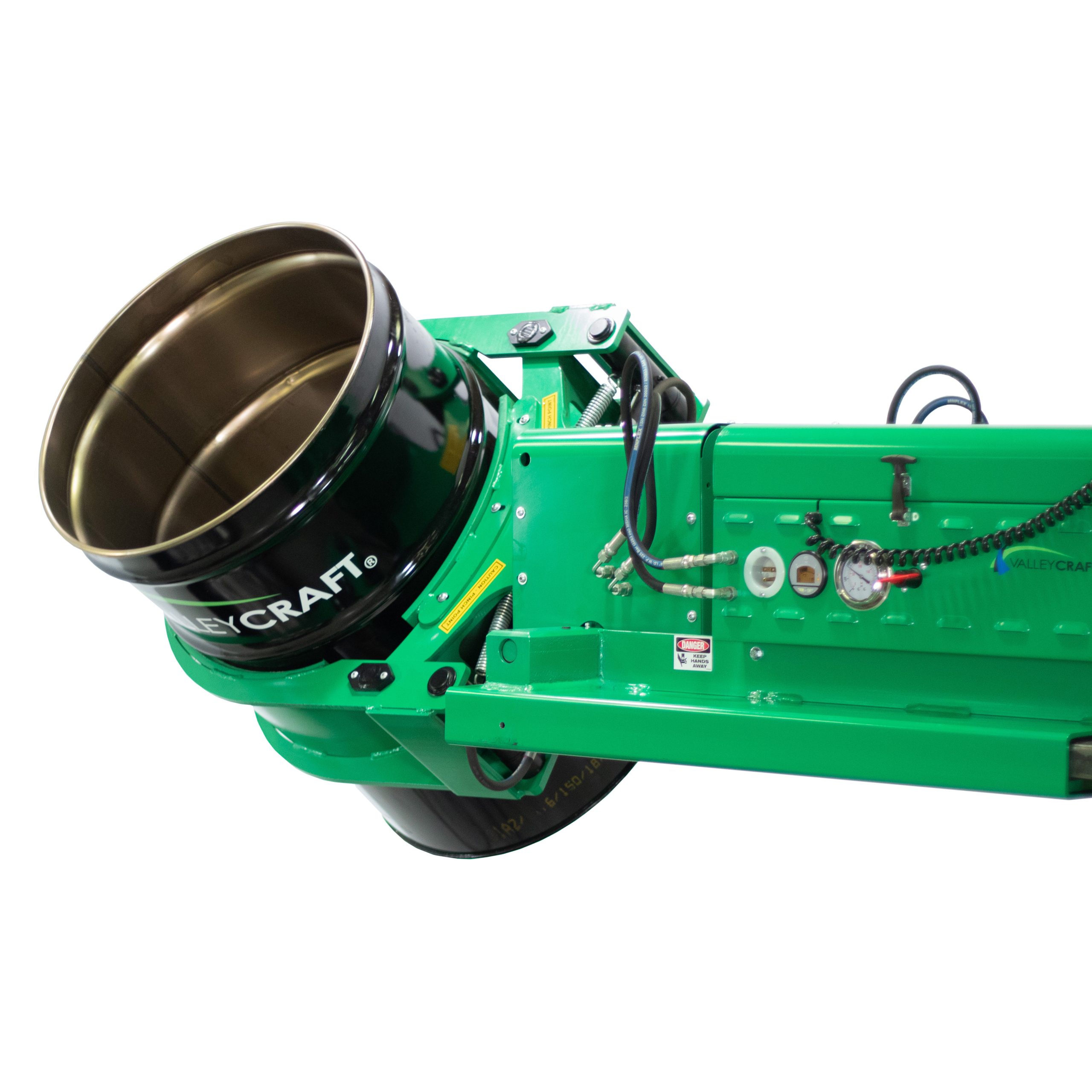 Drum Clamp Tilt & Rotate Powered Forklift Attachment, Battery Powered ...