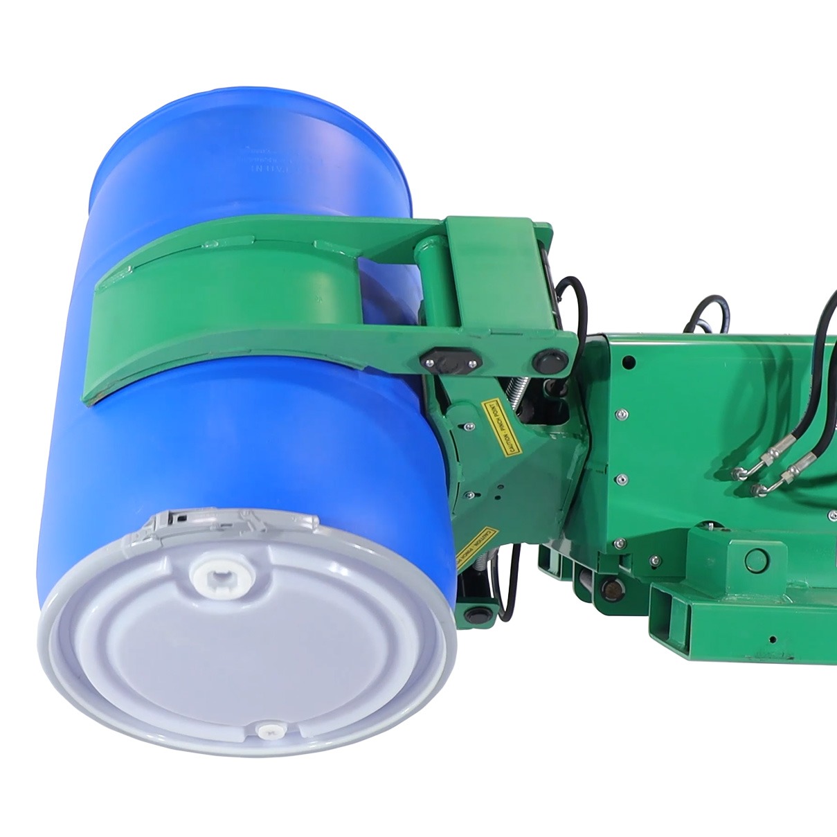 Drum Clamp Tilt & Rotate Powered Forklift Attachment, Battery Powered ...