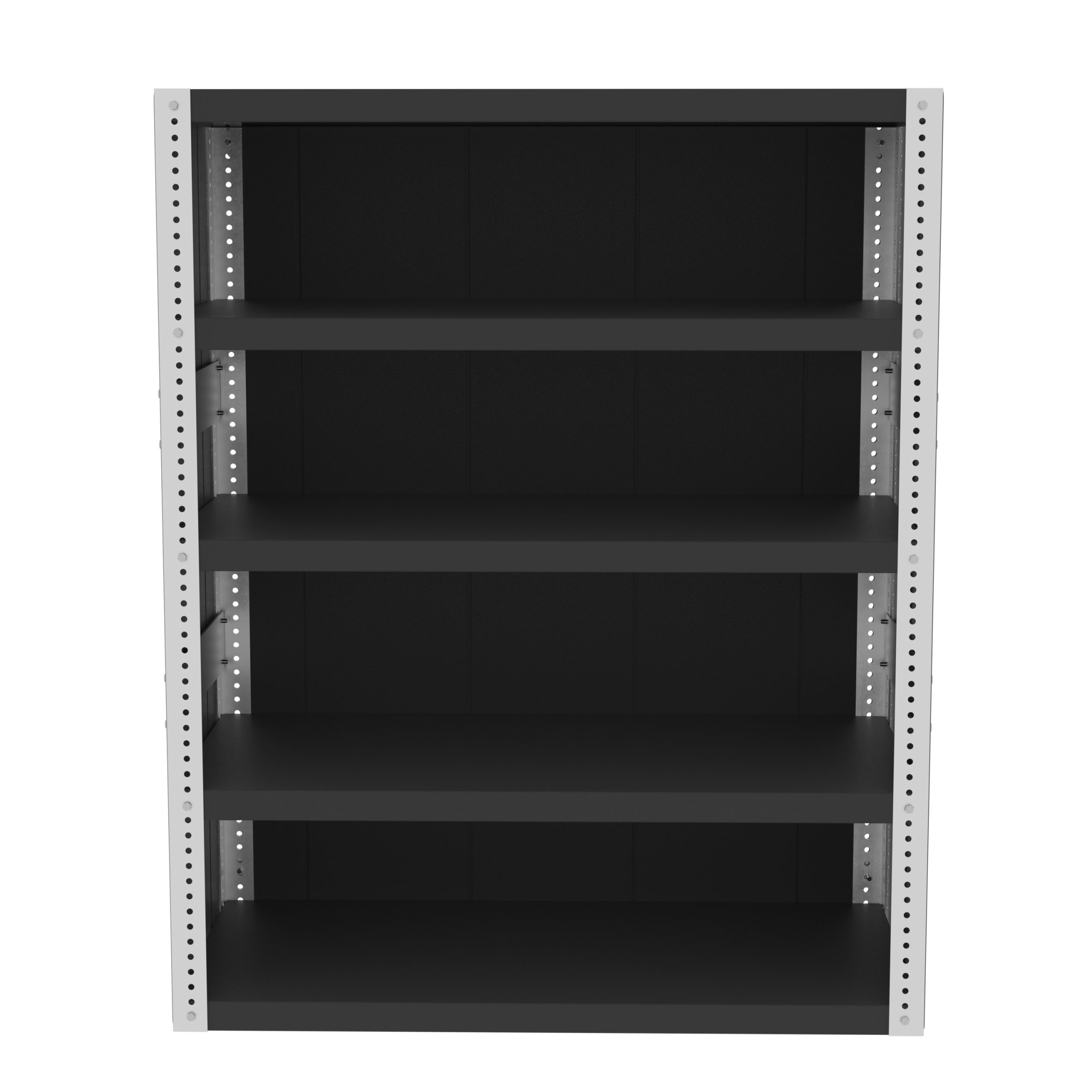 Heavy Duty Shelving, 48x24x60", Enclosed - Valley Craft