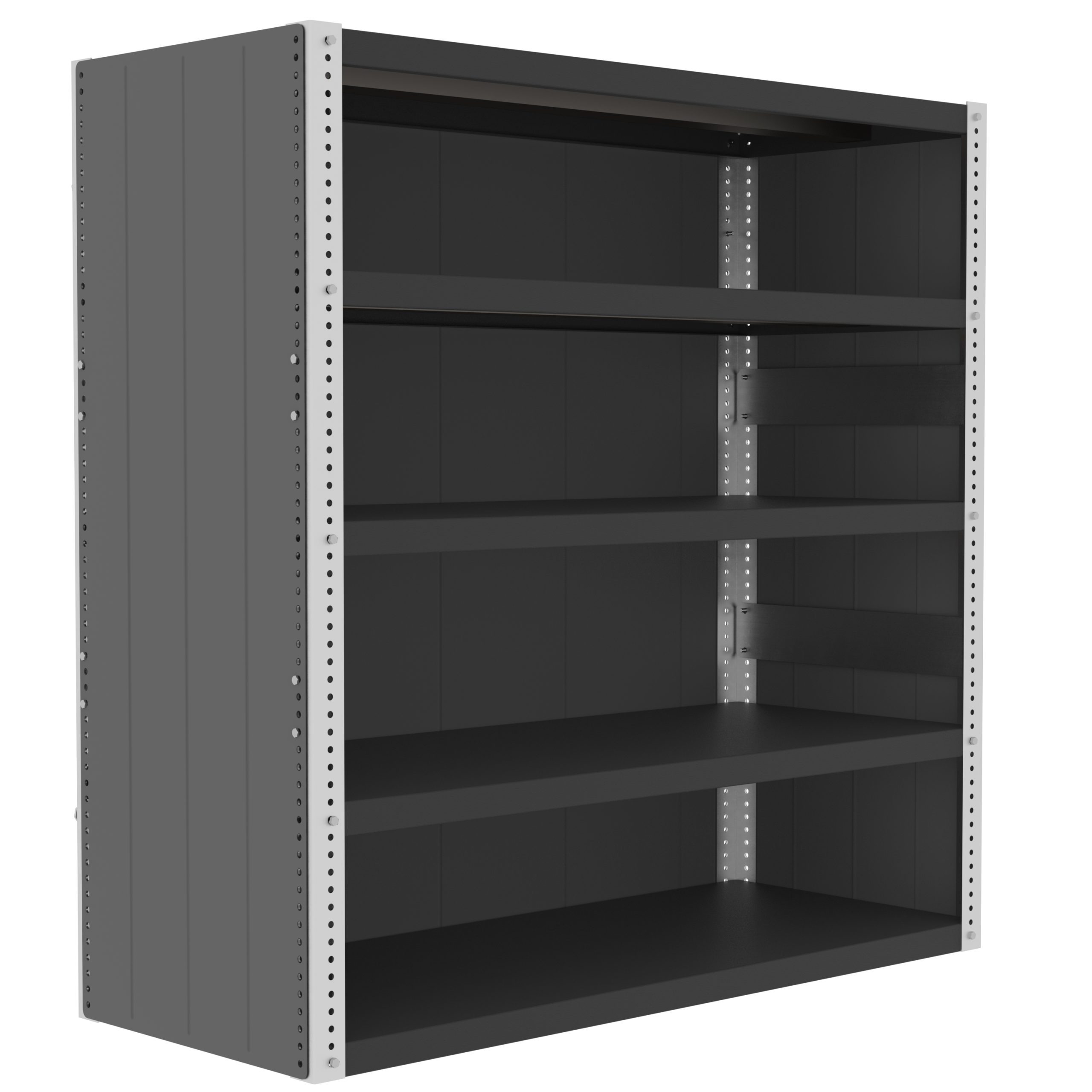 Heavy Duty Shelving, 60x24x60", Enclosed - Valley Craft