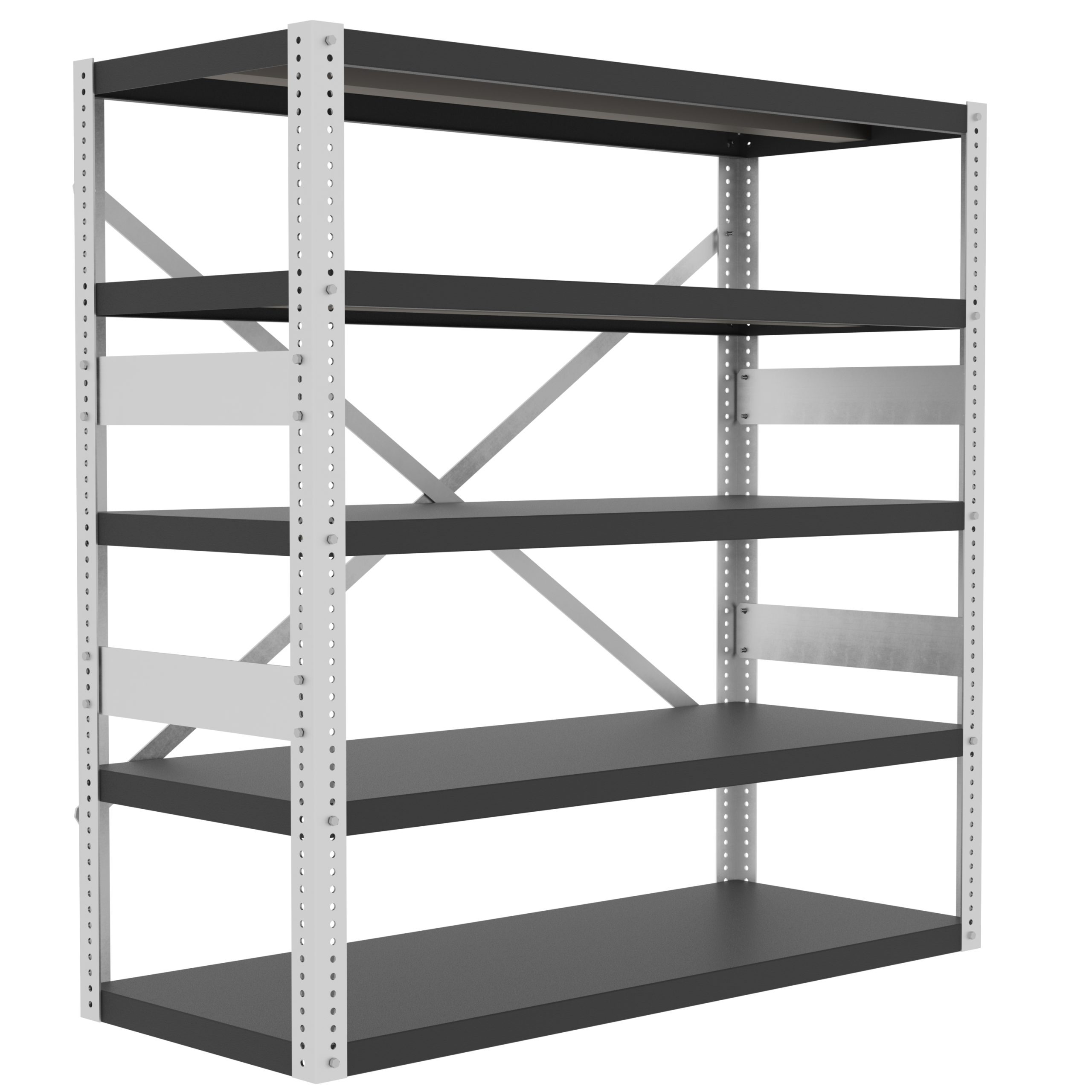Heavy Duty Shelving, 60x24x60" - Valley Craft