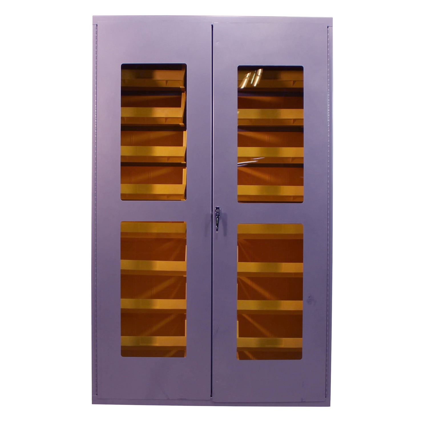 Clear-View Cabinet, Full Bins, 48x78" - Valley Craft