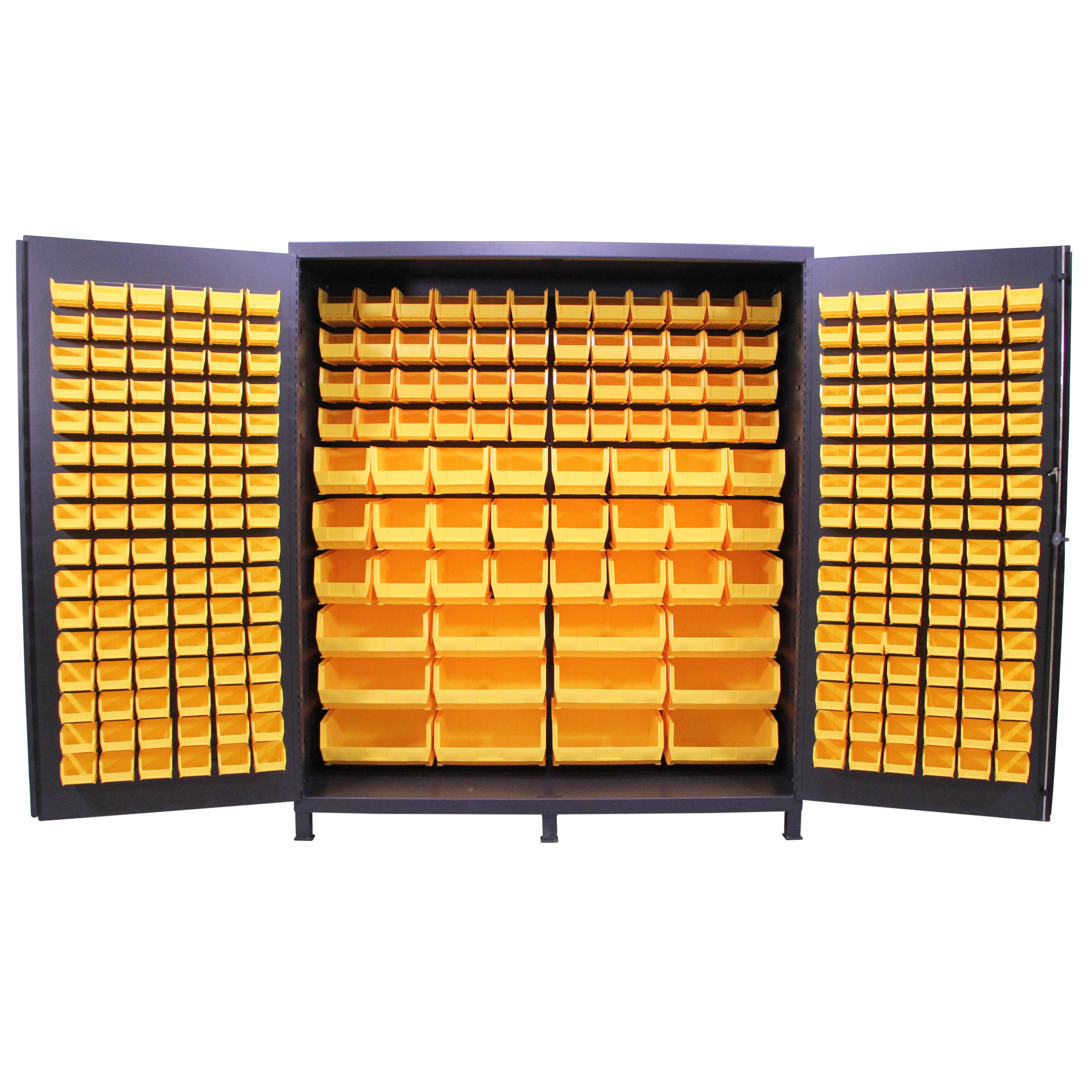 Bin & Shelf Cabinet, Full Bins, 72x84" - Valley Craft