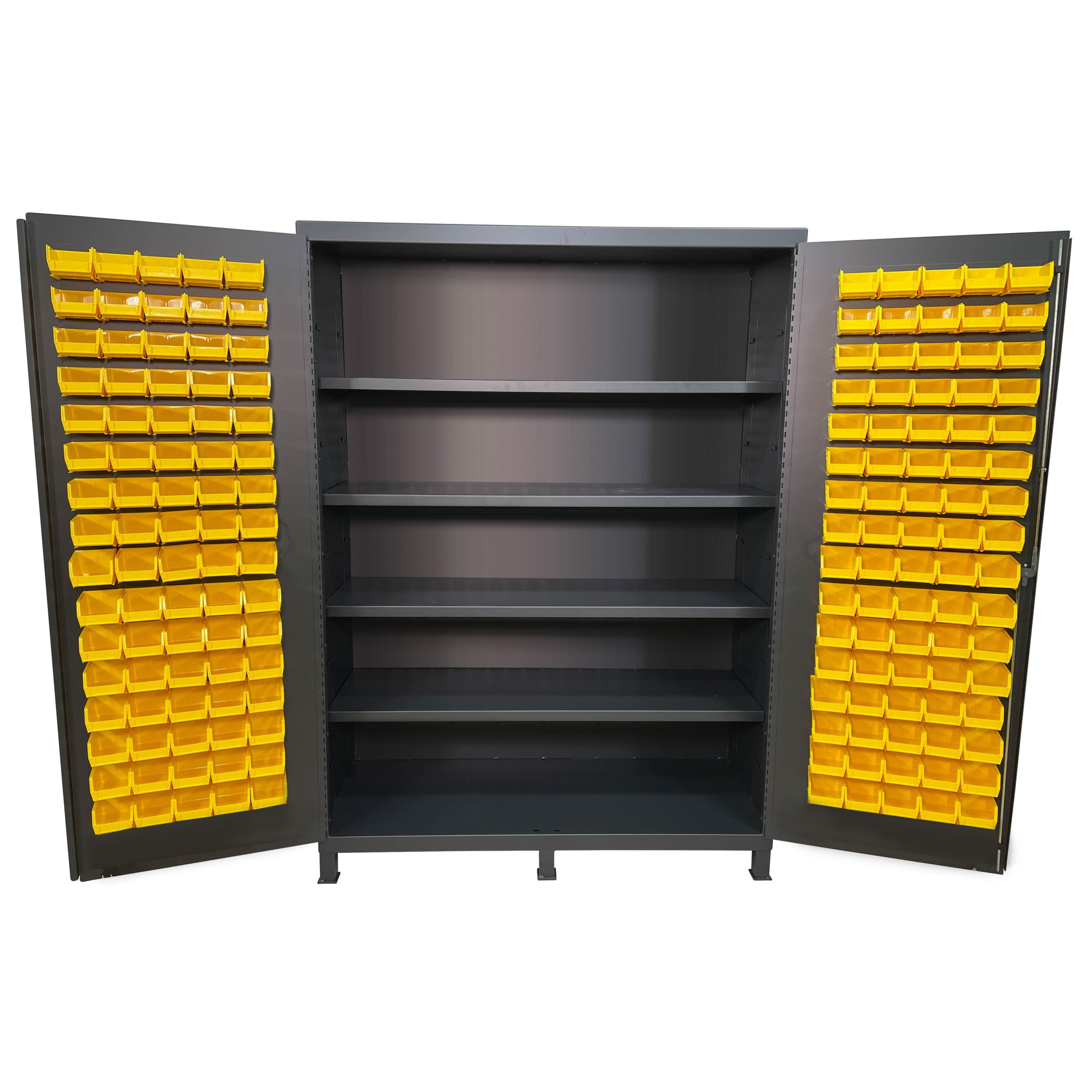 Bin & Shelf Cabinet, Door Bins, 60x84" - Valley Craft