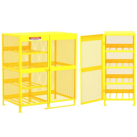 Gas Storage Cabinets | Gas Cylinder Cabinets - Valley Craft