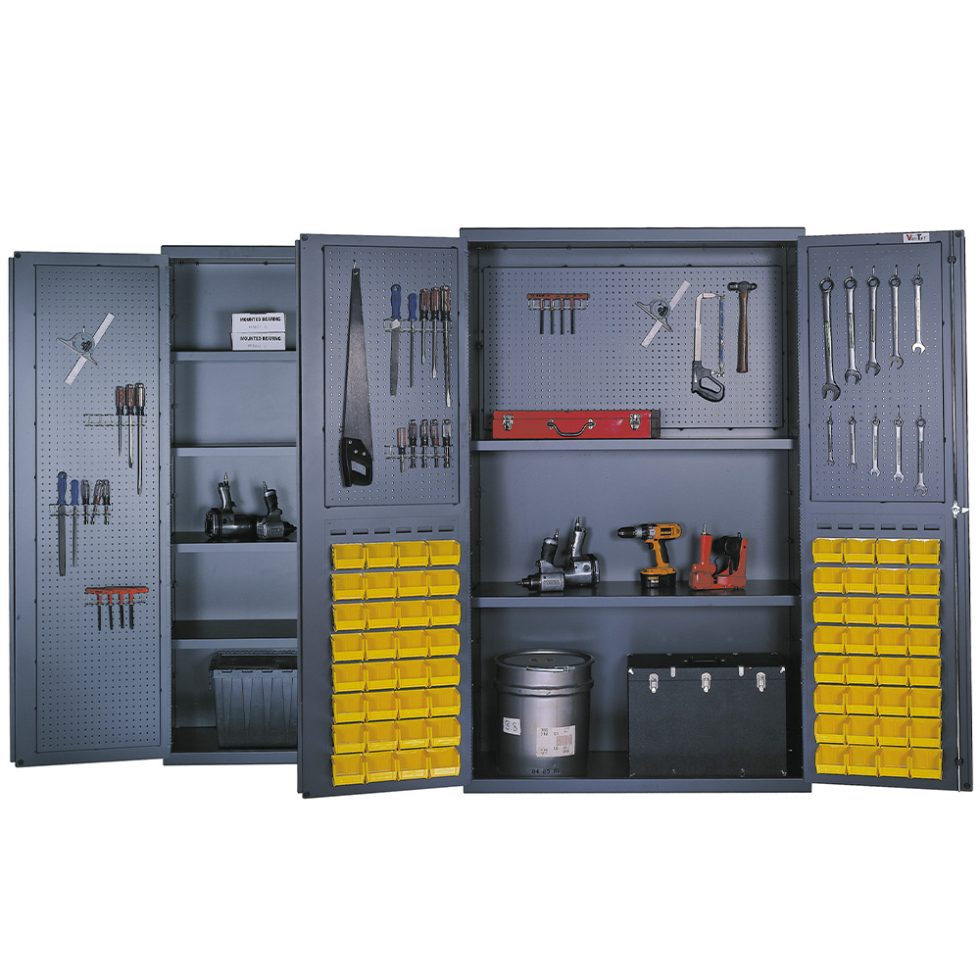 Pegboard Cabinets | Storage Cabinets with Pegboards - Valley Craft