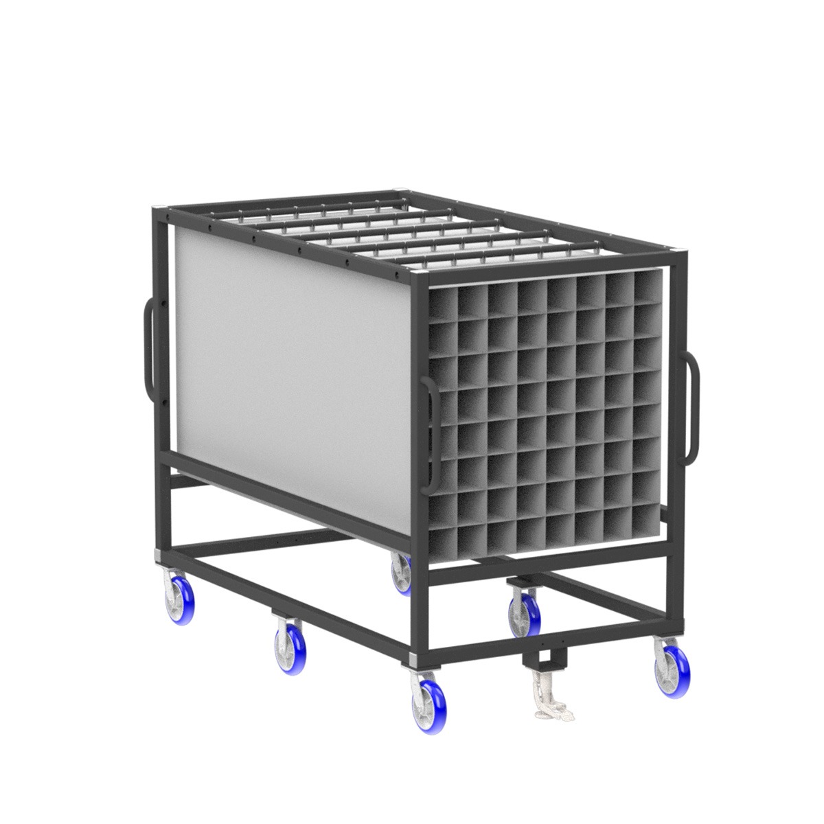 Parts Cart, 84", 5x5" Pockets - Valley Craft